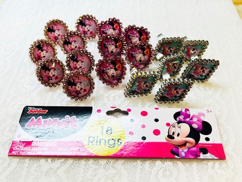 Disney Minnie Mouse Rings NEW Lot of 18 w/Original Label | eBay