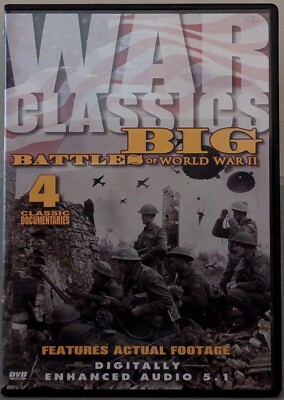 War Classics: Big Battles of WWII - 4 Classic Documentaries (DVD, 2005 ...