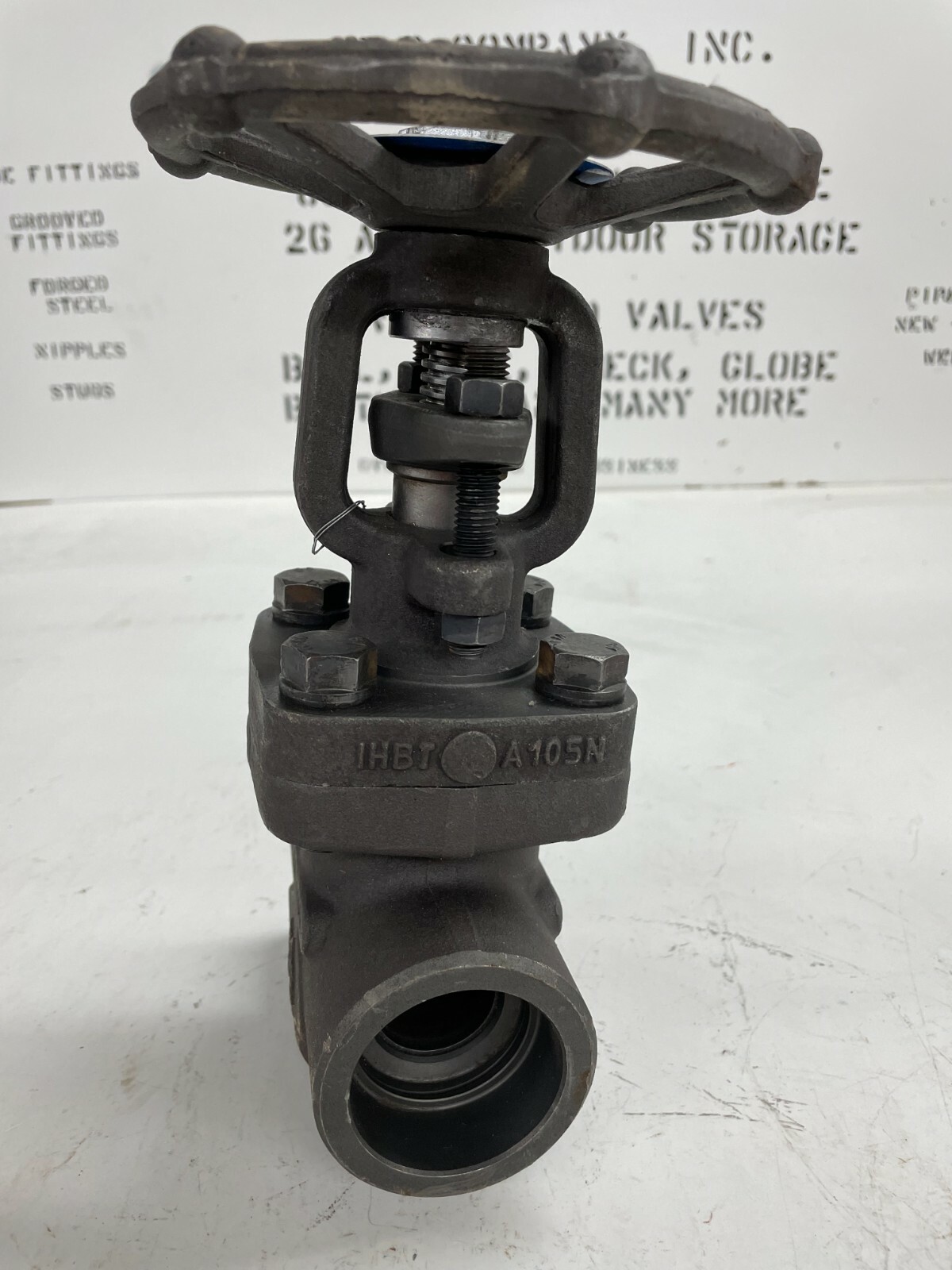 OMB 810 Gate Valve 1-1/2" Class 800 THD x SW A105N Forged Steel Trim 8 ...