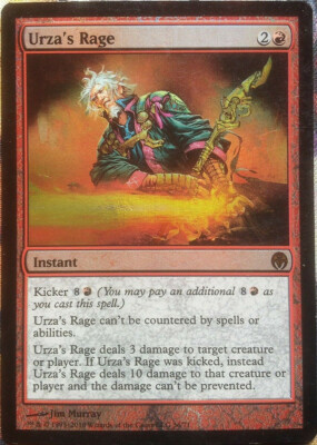 mtg magic urza's rage selon urza FOIL ENGLISH duel decks phyrexia vs ...