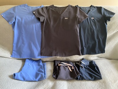 FIGS Technical Collection Scrub Sets Lot of 3 Size XS Womens | eBay
