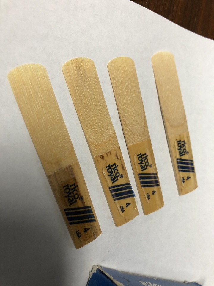 Rico Royal Clarinet Reeds #4 (4 reeds) OPEN BOX - Old Store Stock | eBay