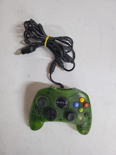 Xbox Original Halo Limited Edition Green Controller OEM TESTED WORKS | eBay