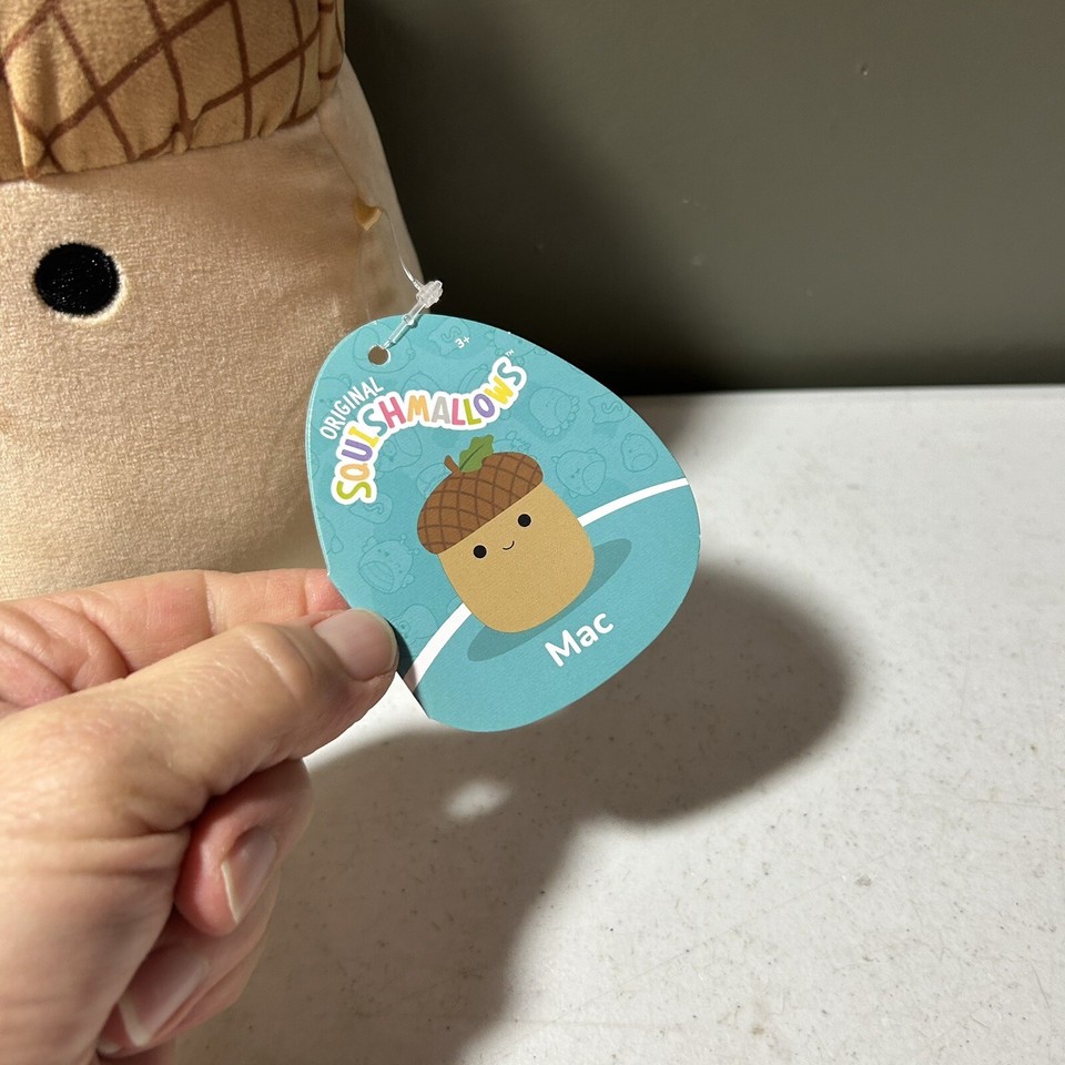 New SQUISHMALLOW Kelly Toys Mac Acorn Fall 2022 NWT RARE 7” Inch | eBay