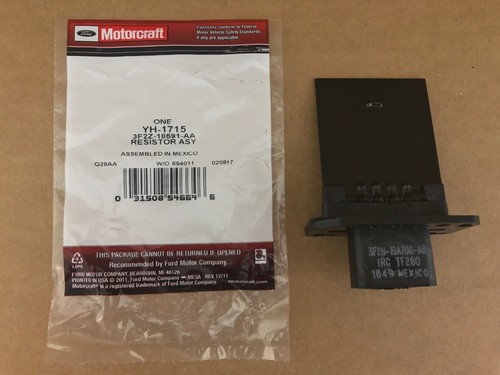 Genuine Motorcraft OEM HVAC Blower Motor Resistor YH-1715 3F2Z-18591-AA ...