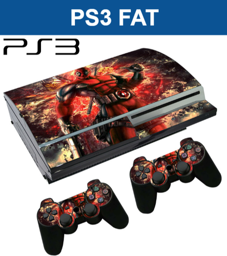 PS3 Themed Decal Sticker Skin for PS3 FAT EDITION Wrap Vinyl ...