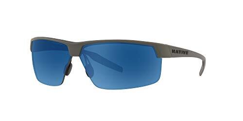 Native Eyewear Hardtop Ultra XP Rectangular Sunglasses, Granite/Blue ...