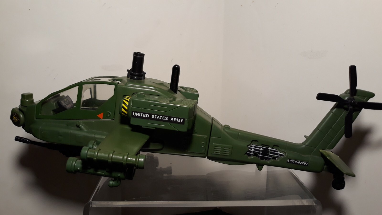 Trendmasters 1998 Godzilla Apache Attack Copter - Rare Item ...