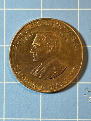 Warren G. Harding 29th President Coin, Medal, Token 30mm | eBay