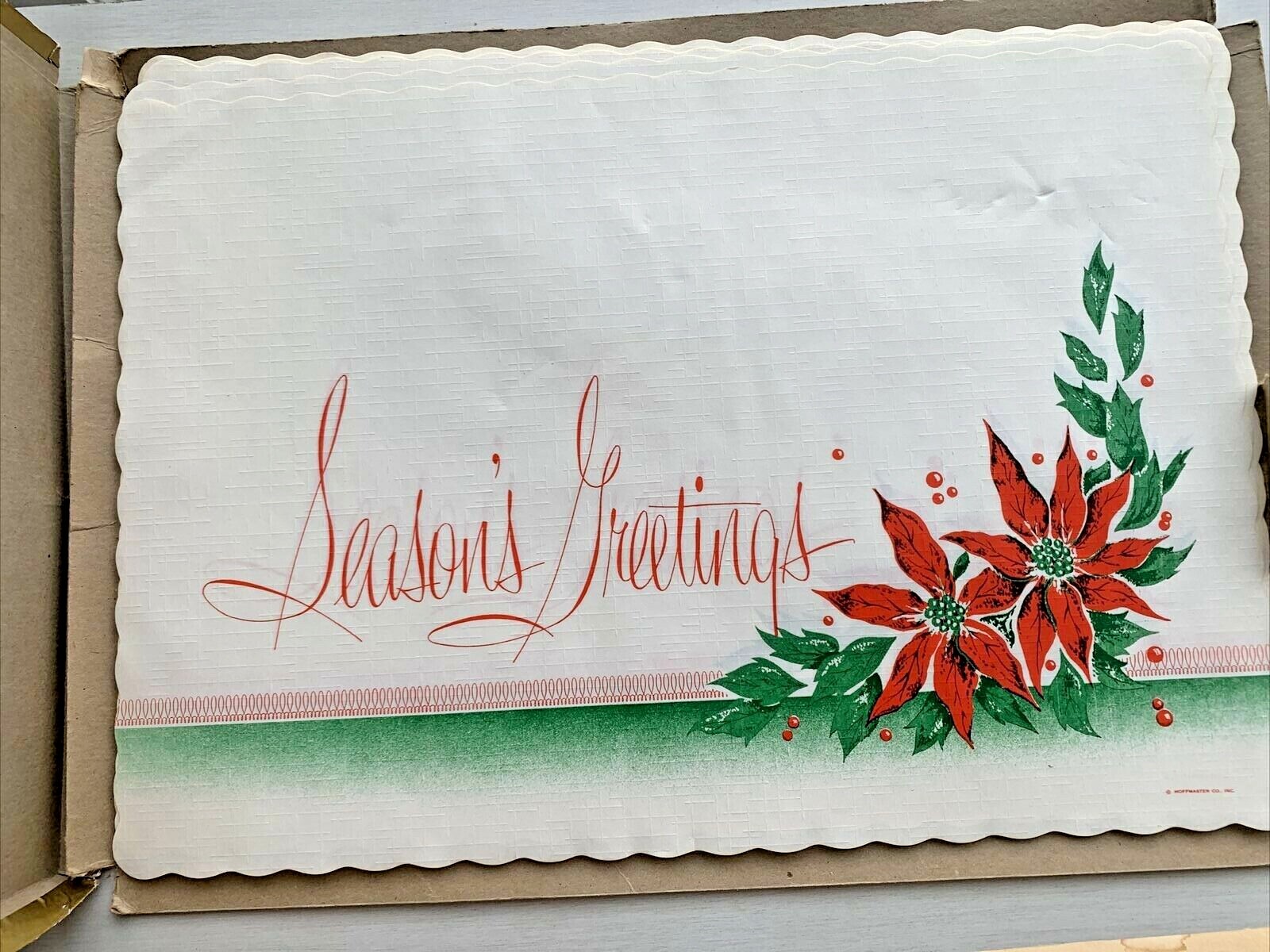Vintage Christmas Paperware Holidays Lot Placemats Napkins Coasters | eBay
