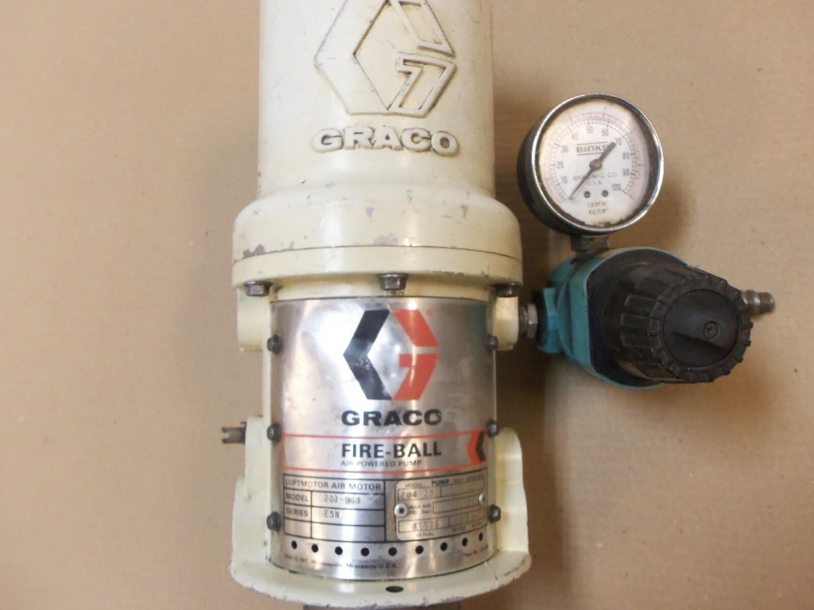 Graco 203-963 Fireball Air Powered Pump AK | eBay