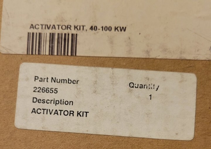Genuine Kohler #226673 Activator Kit 40-100kw - New Open BOX - Without ...