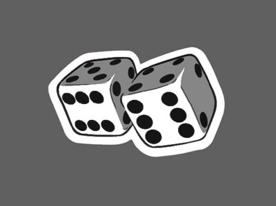 Dice Sticker Rolling Games Waterproof | eBay