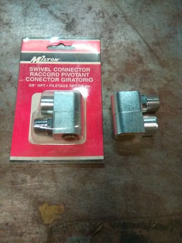 Milton S-657-1 3/8" Npt Air Hose Swivel Connector 2pcs | eBay