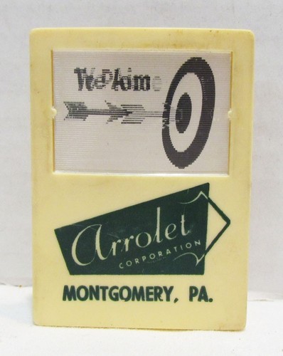 ARROLET CORPORATION MONTGOMERY PA VARI-VUE FLICKER ACTION CLIP VINTAGE ...