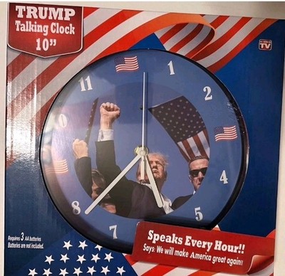 President Donald Trump Talking Clock Let's Make America Great Again ...