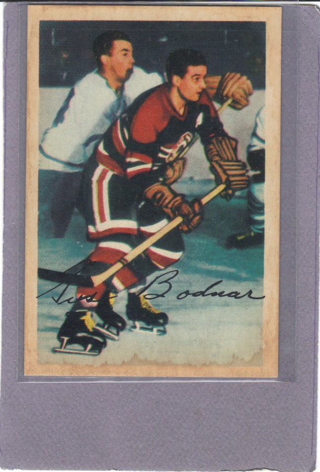 1953-54 PARKHURST #75 GUS BODNAR CHICAGO BLACK HAWKS | eBay