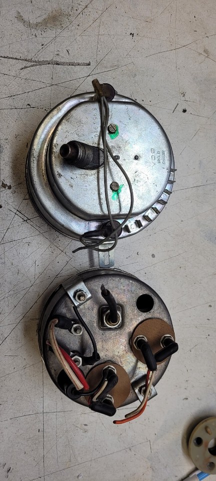 vintage rat rod hot rod dash speedometer fuel temp oil amp cluster ...
