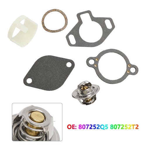 Thermostat Kit 160°With Plastic Sleeve 807252Q5 807252T2 for MerCruiser ...