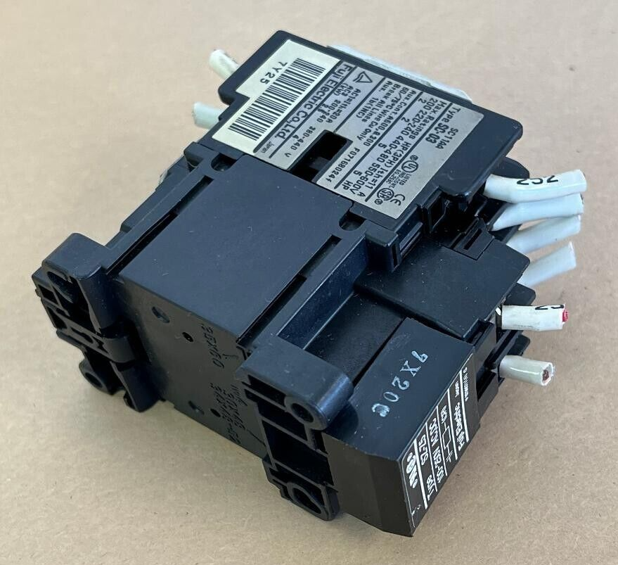 FUJI CONTACTOR TYPE SC-03 C/N SC11AA COIL 100/110V | eBay