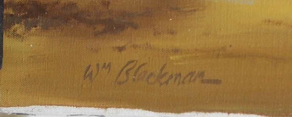 Original William Blackman Oil Painting Carmel Seascape Monterey Artist ...