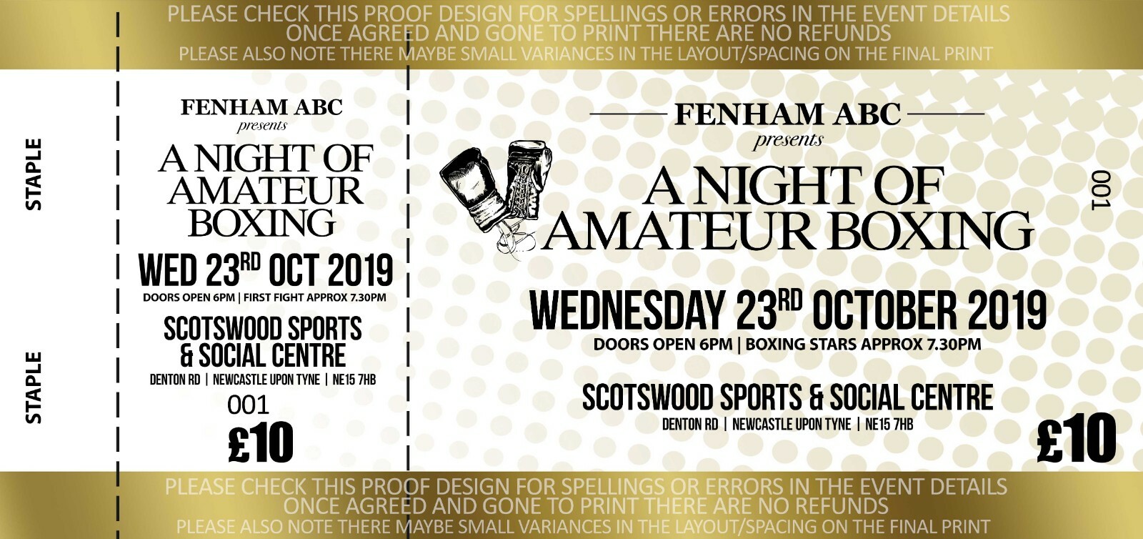 Custom Printed & Numbered Event Tickets x10 (9p per ticket!) | eBay UK