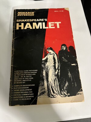Shakespeare's HAMLET (1965) Monarch Notes & Study Guides. Nice Shape ...