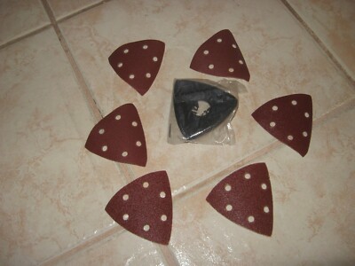 UPGRADED FITS NEXTEC CRAFTSMAN SANDING PAD PLUS 6 SHEETS SANDING PAPER ...