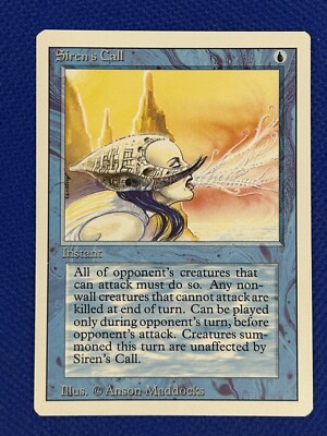 MTG / Magic: The Gathering - 3rd Edition Revised - Siren’s Call | eBay