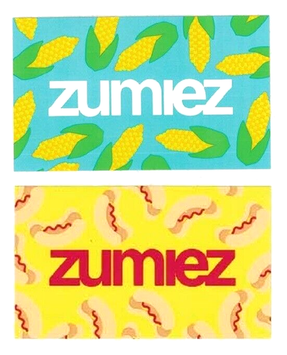 TWO DIFFERENT ZUMIEZ STICKERS ~ 3" Skateboarding Snowboarding Sticker ...