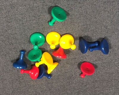 Sorry 1972 Original Game Replacement Parts Player Tokens Parker ...