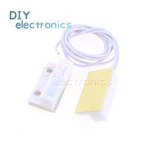 1Pair MC-38 White Wired Door Window Sensor Magnetic Switch Home Alarm ...