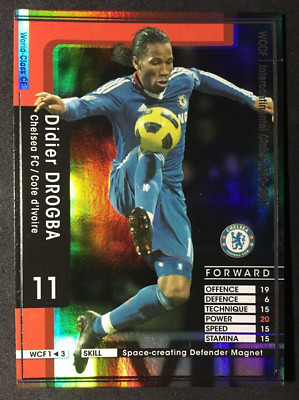 2010-11 Panini WCCF World Class CF Didier Drogba rare Chelsea refractor ...