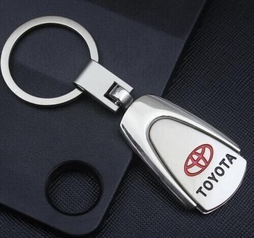 Keychain for Toyota Car Logo Emblem Key Ring Chain Fob Xmas Gift Metal ...