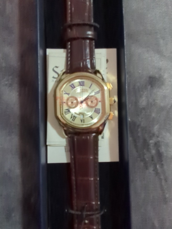 Brand New! Stauer Mens Watch! Never Taken Out Of Case! Very Nice! | eBay