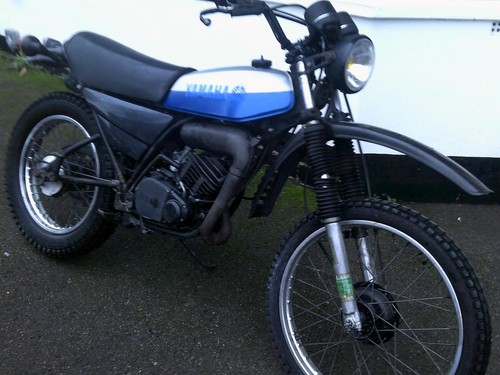 1978 Yamaha DT125 MX trail bike French import barn find nice project ...