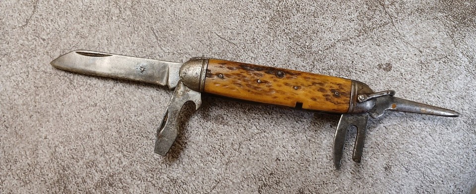 Camillus 4-blade WWII U.S. Army Engineer's utility knife, 1940's | eBay