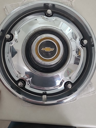 1967-72 2 WD Chevy Blazer C10 15" Wheel Hubcap Cover Chrome Yellow ...