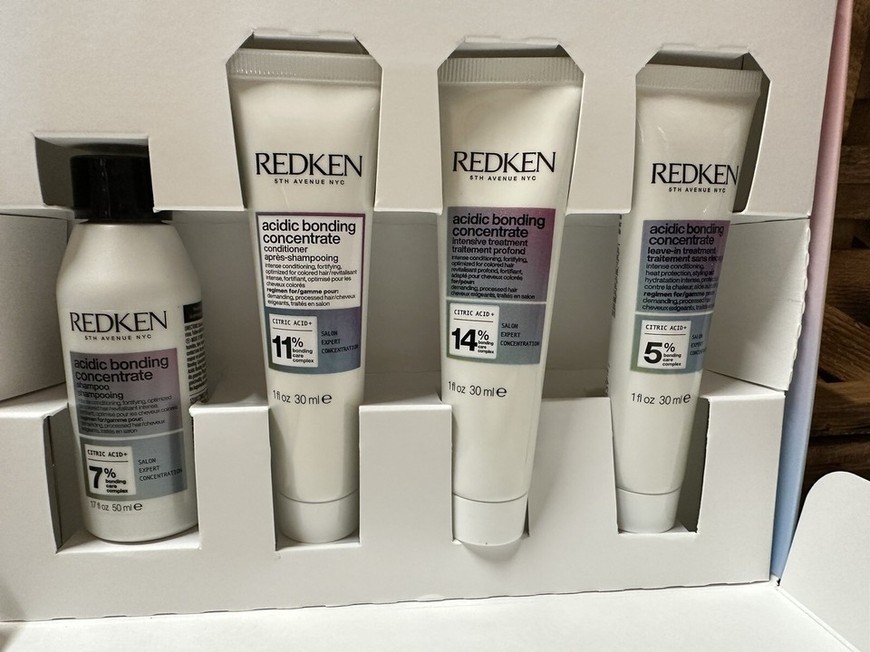 Redken Acidic Bonding Concentrate Ultimate Travel 4 - Piece Box Set | eBay