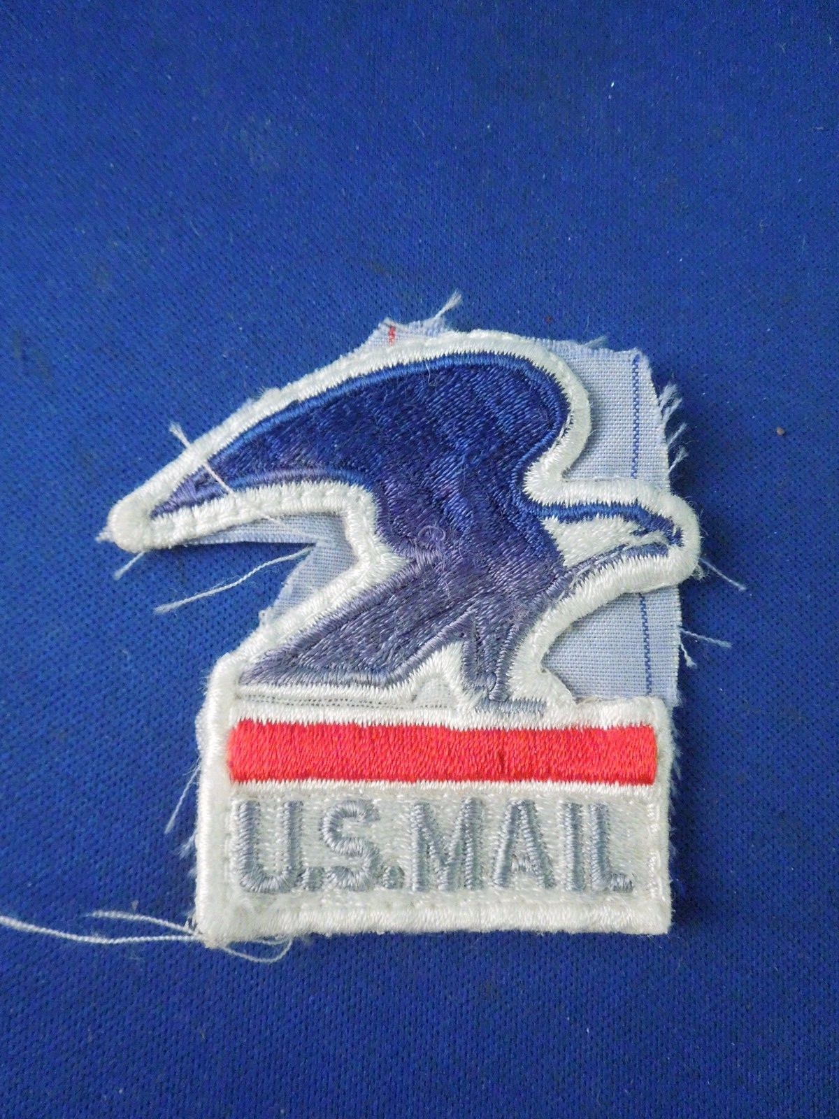 Obsolete US Mail Postal Service Eagle Patch Faded on Fabric | eBay