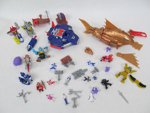 Vtg MMPR Power Rangers Bandai Micro Machine Playsets Figures Turbo in ...