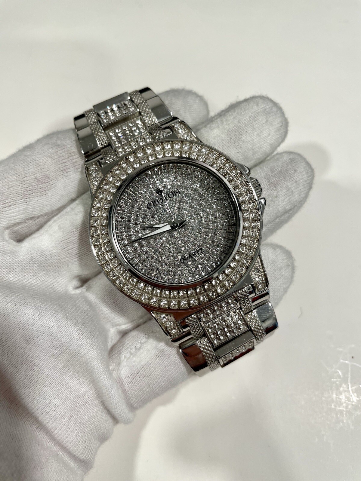 Men’s Croton Watch Anniversary Edition 44mm Crystal - New Battery | eBay