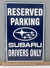 Genuine Subaru Vintage Garage Sign Impreza Legacy WRX STI Outback ...