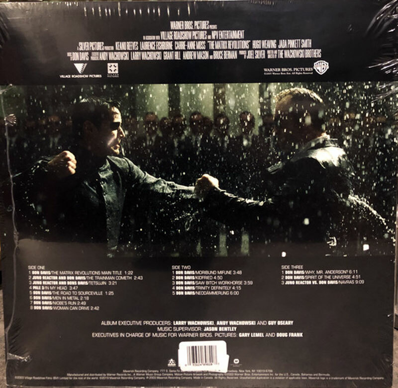 The Matrix Revolutions Original Motion Picture Soundtrack 2-LP Deluxe ...