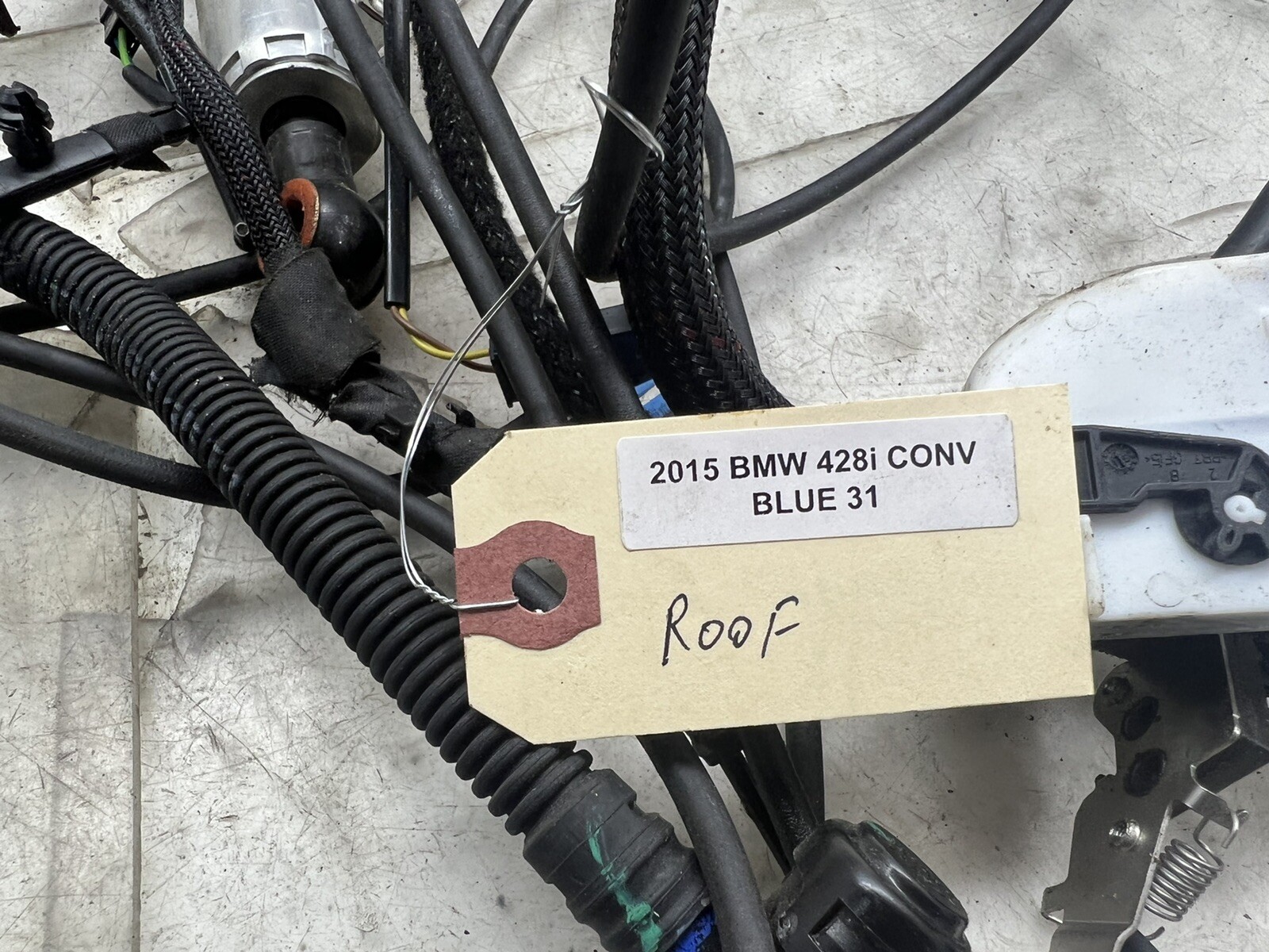 2014-2016 BMW 428i F33 OEM Covertible Roof Hydraulic Cylinders W/Lines ...