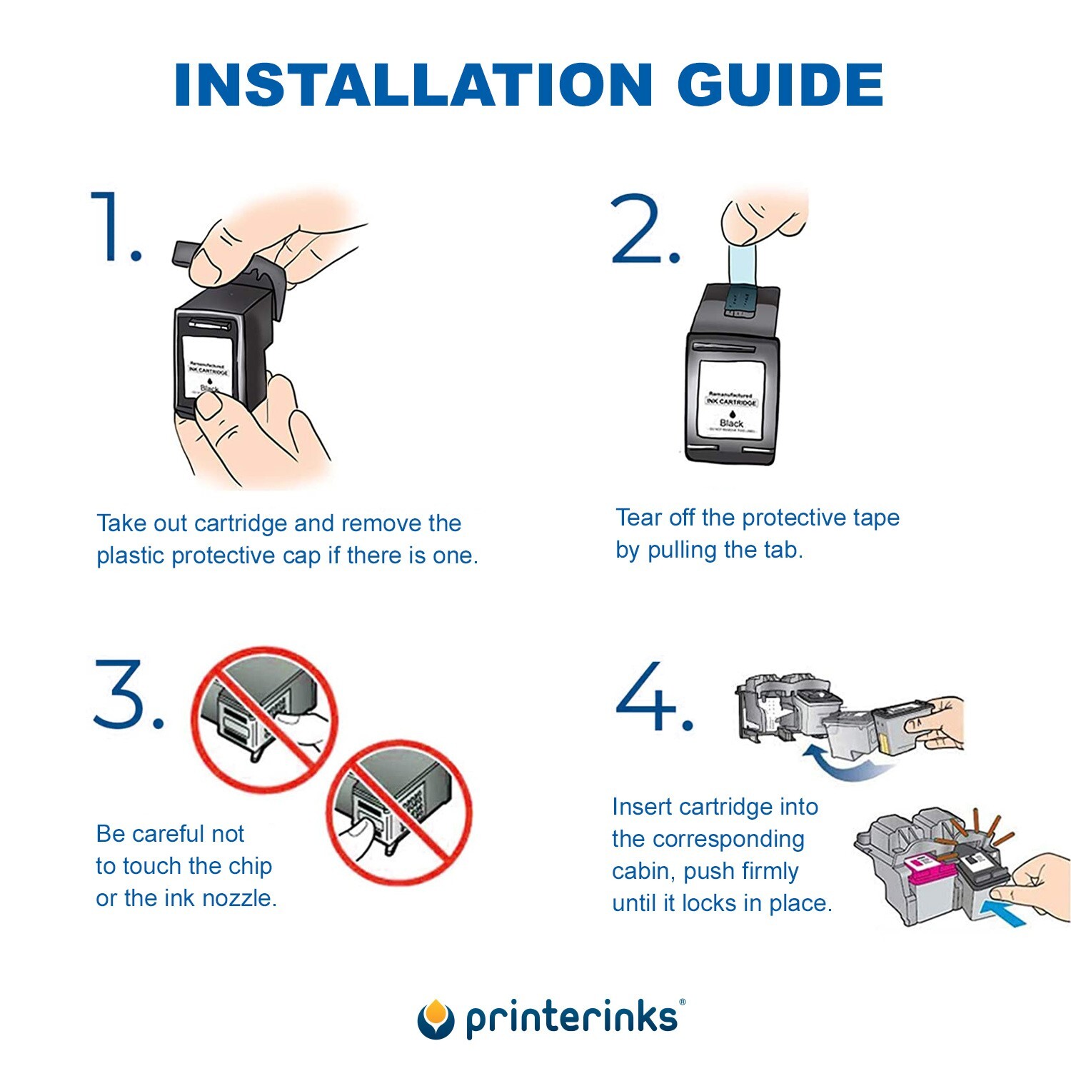 Series 21 and 22 Compatible Printer Ink for Dell V515W V313 V715W - 2 ...