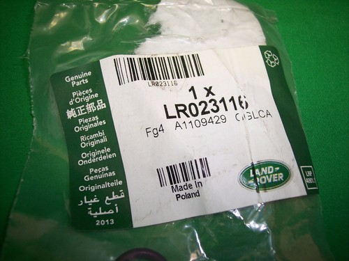 LAND ROVER RANGE ROVER A/C PRESSURE HOSE O-RING LR023116 NEW OEM | eBay