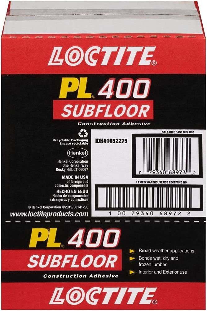 X4+Loctite+400+PL+Subfloor+Construction+Adhesive+Low+VOC+USA for sale ...