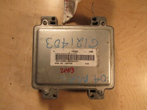04 CHEVROLET MALIBU 3.5L PCM ECM ECU COMPUTER 12581598 | eBay