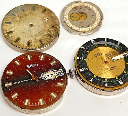 SLAVA USSR Vintage WATCH Collection Old Rare Soviet Russian Wristwatch ...